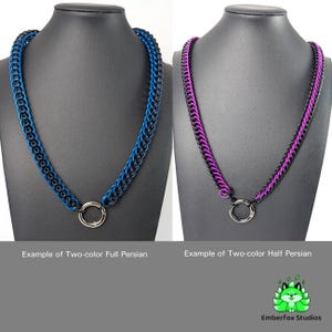 Custom Stealth Pup Collar (chainmaille Necklace) - Etsy