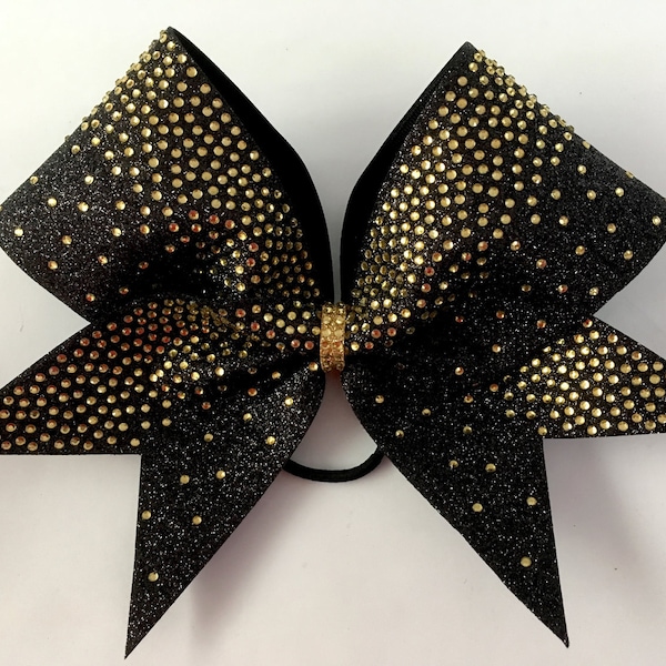 Rhinestone Cheer Bow - Etsy