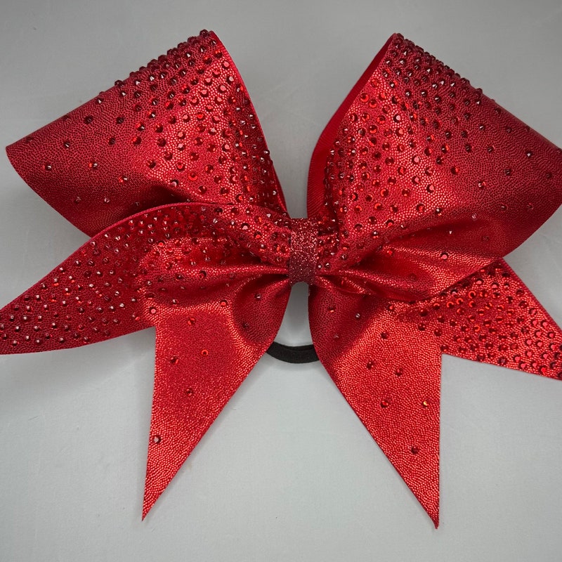Rhinestone Solid Bow - Etsy