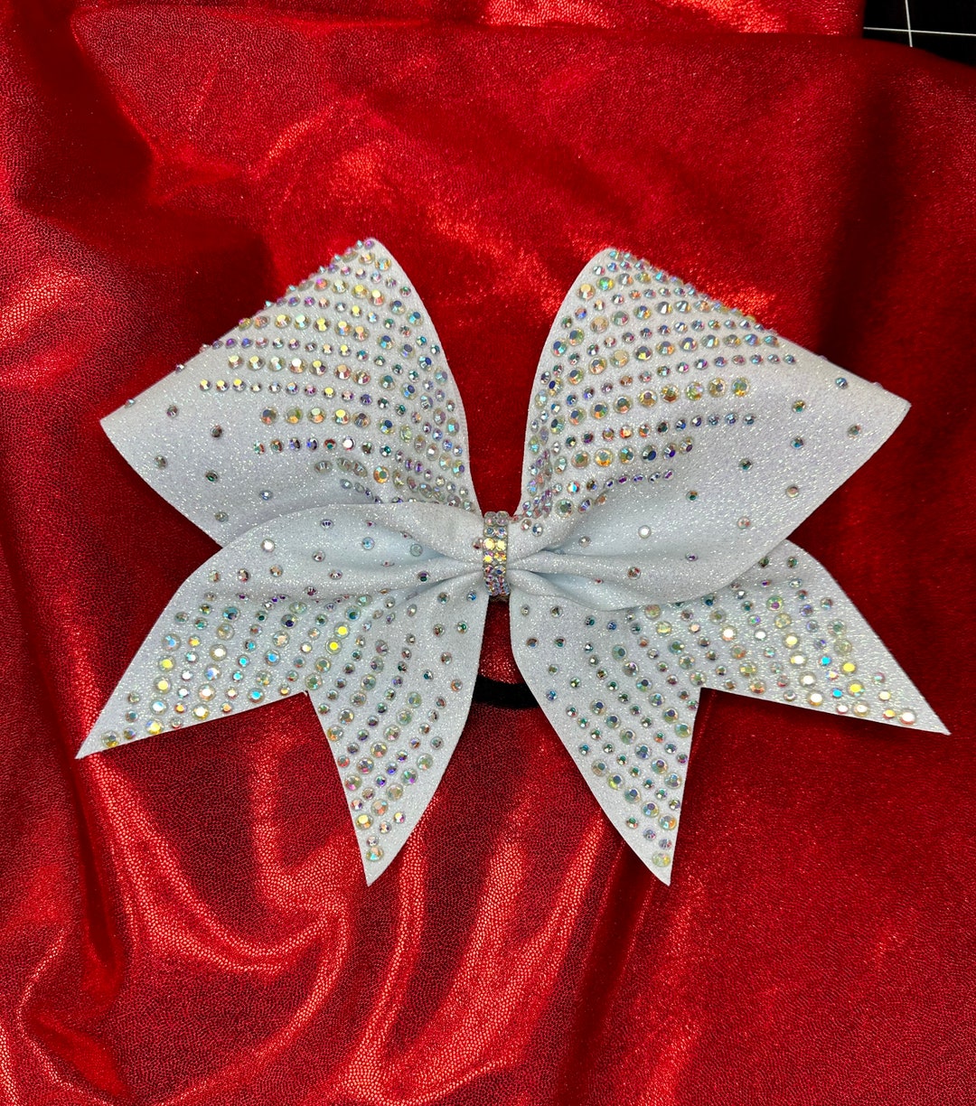 Super Rhinestone Big Cheer Bow - Etsy