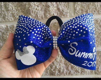 Nationals Cheer Bows, Summit Cheer Bows, Rhinestone Cheer Bow, Mickey ...