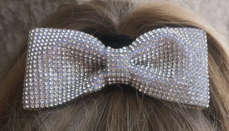 Rhinestone sheet bow Choose from 3 sizes | Etsy