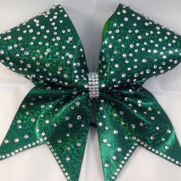 Green Cheer Bow - Etsy