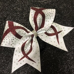 Infinity Rhinestone Bow in Red/white/royal Blue - Etsy