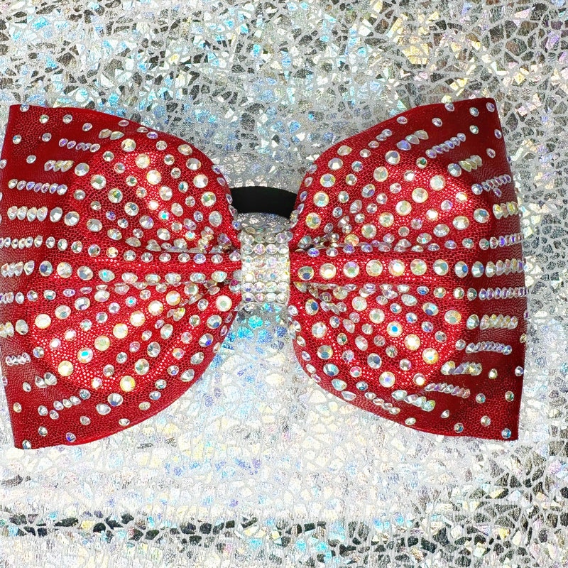 Big Red Hair Bow - Etsy