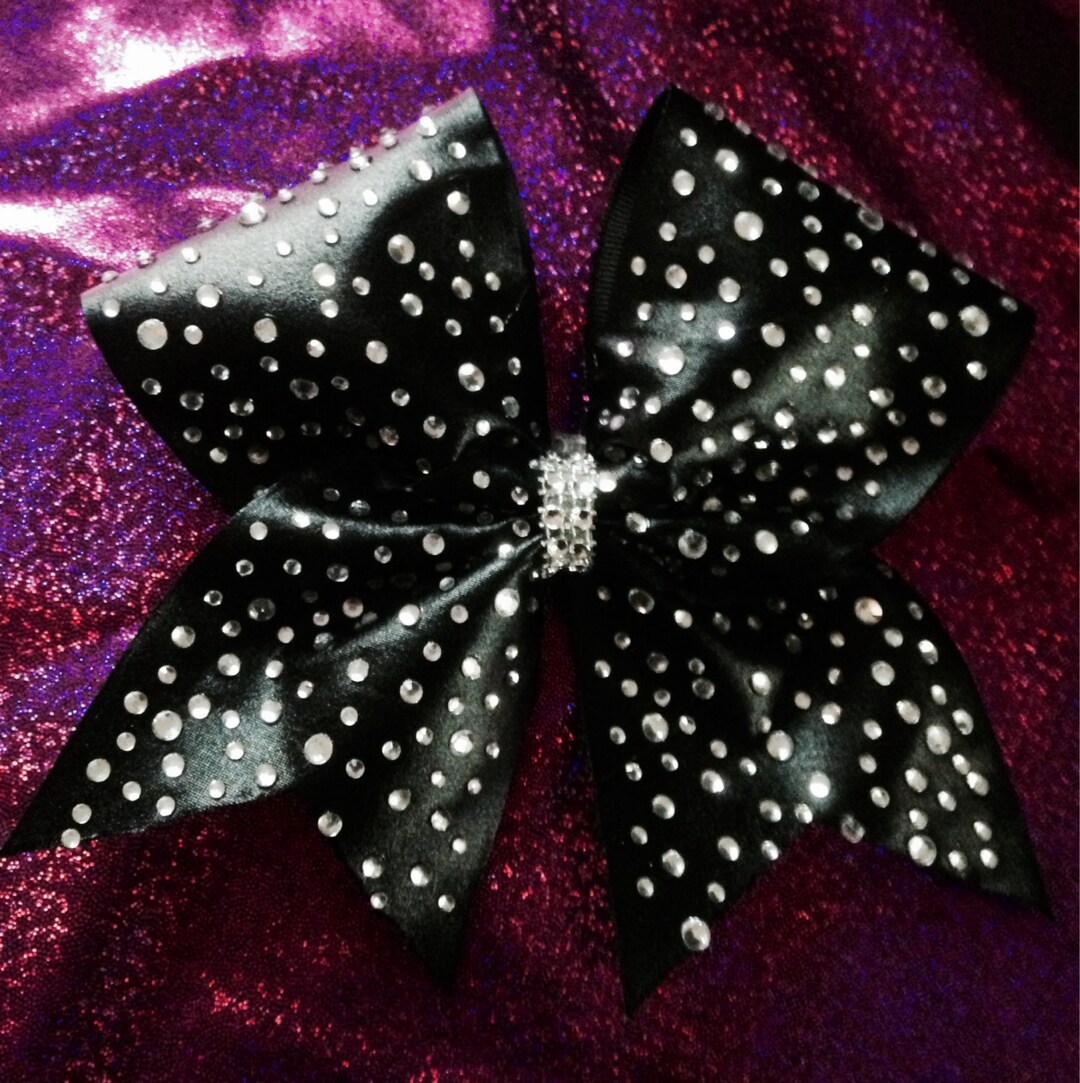 Starry Night Texas Cheer Bow - Etsy