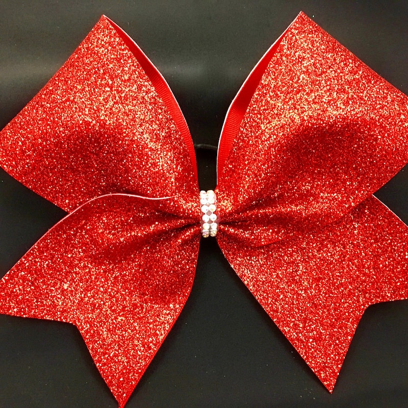 Red Cheer Bow - Etsy