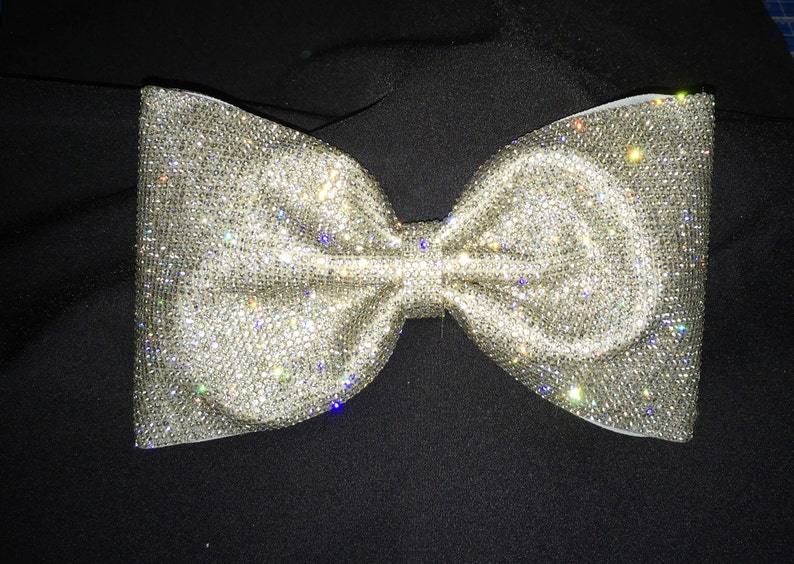 Rhinestone Sheet Bow choose From 3 Sizes - Etsy