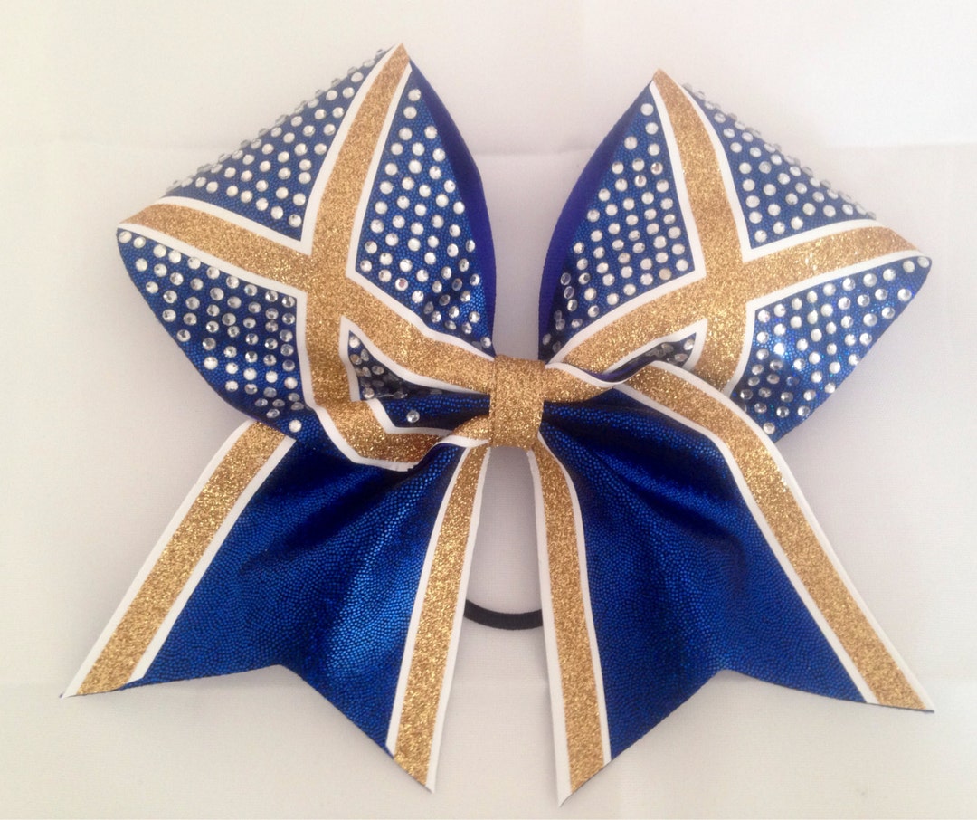 Texas Team Cheer Bow - Etsy