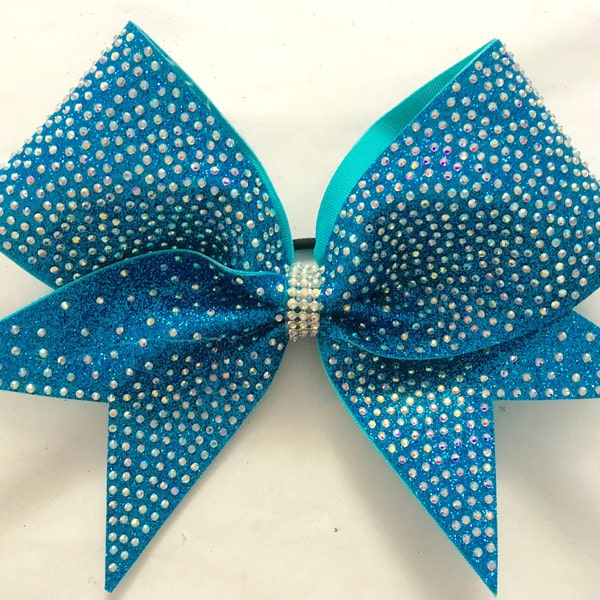Turquoise Cheer Bows - Etsy