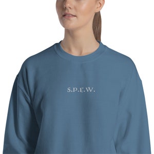 S.P.E.W | SPEW Embroidered Unisex Sweatshirt in Multiple Colors - Etsy