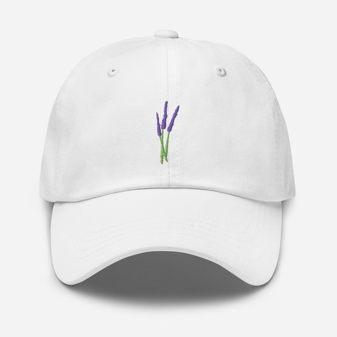 Embroidered Lavender Baseball Hat - Etsy