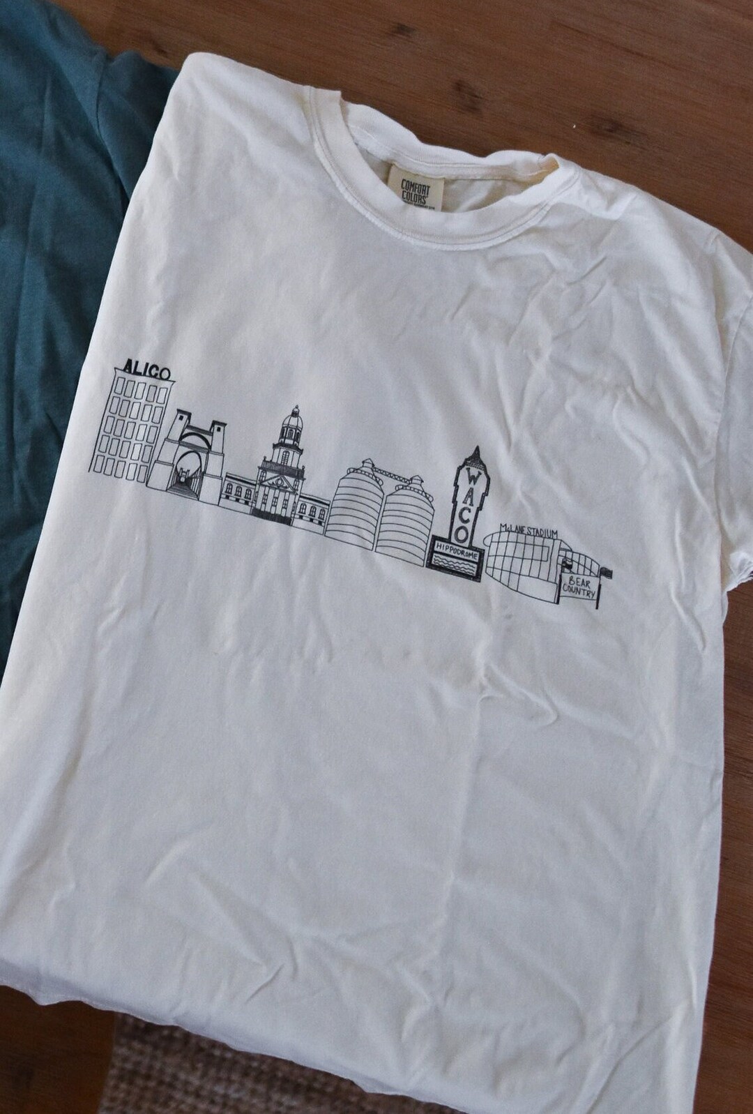 Waco Texas Skyline Unisex Comfort Colors T-shirt in Multiple Colors - Etsy