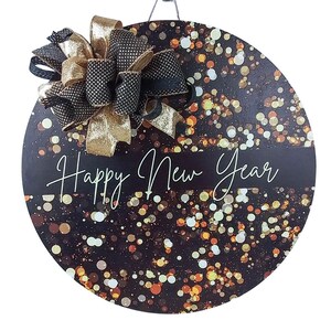 New Year's Eve Decorative Door Hanger, Festive Home Decor for Hosts ...