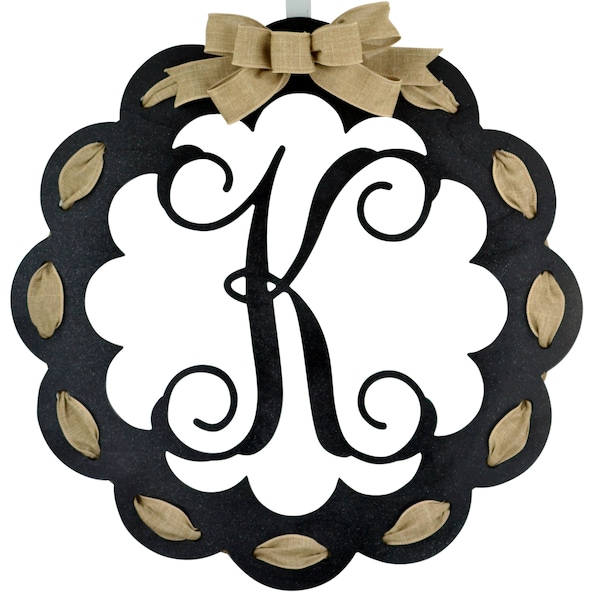 Initial Wreaths - Etsy
