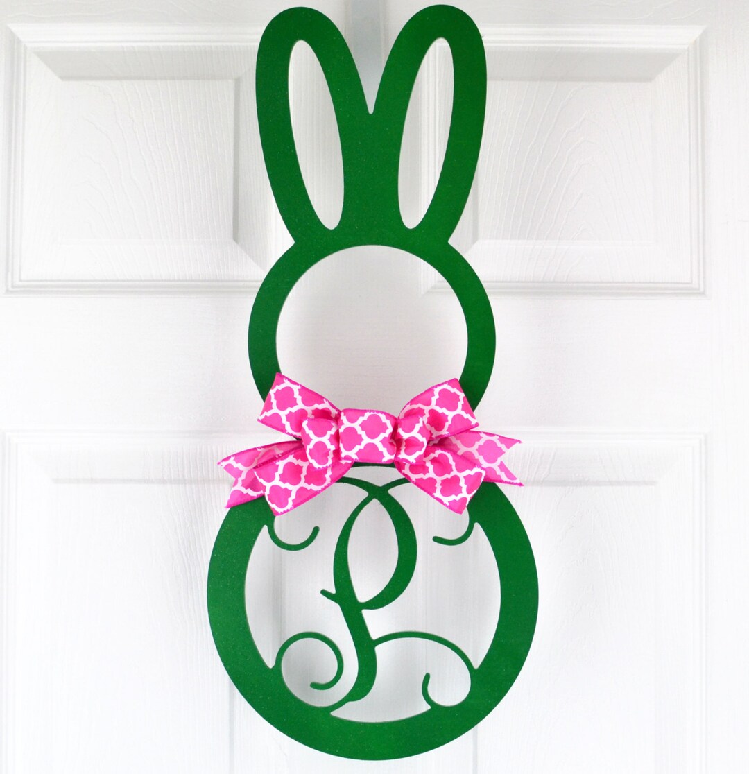 Easter Door Hanger, Green Easter Wreath, Easter Decorations, Easter ...