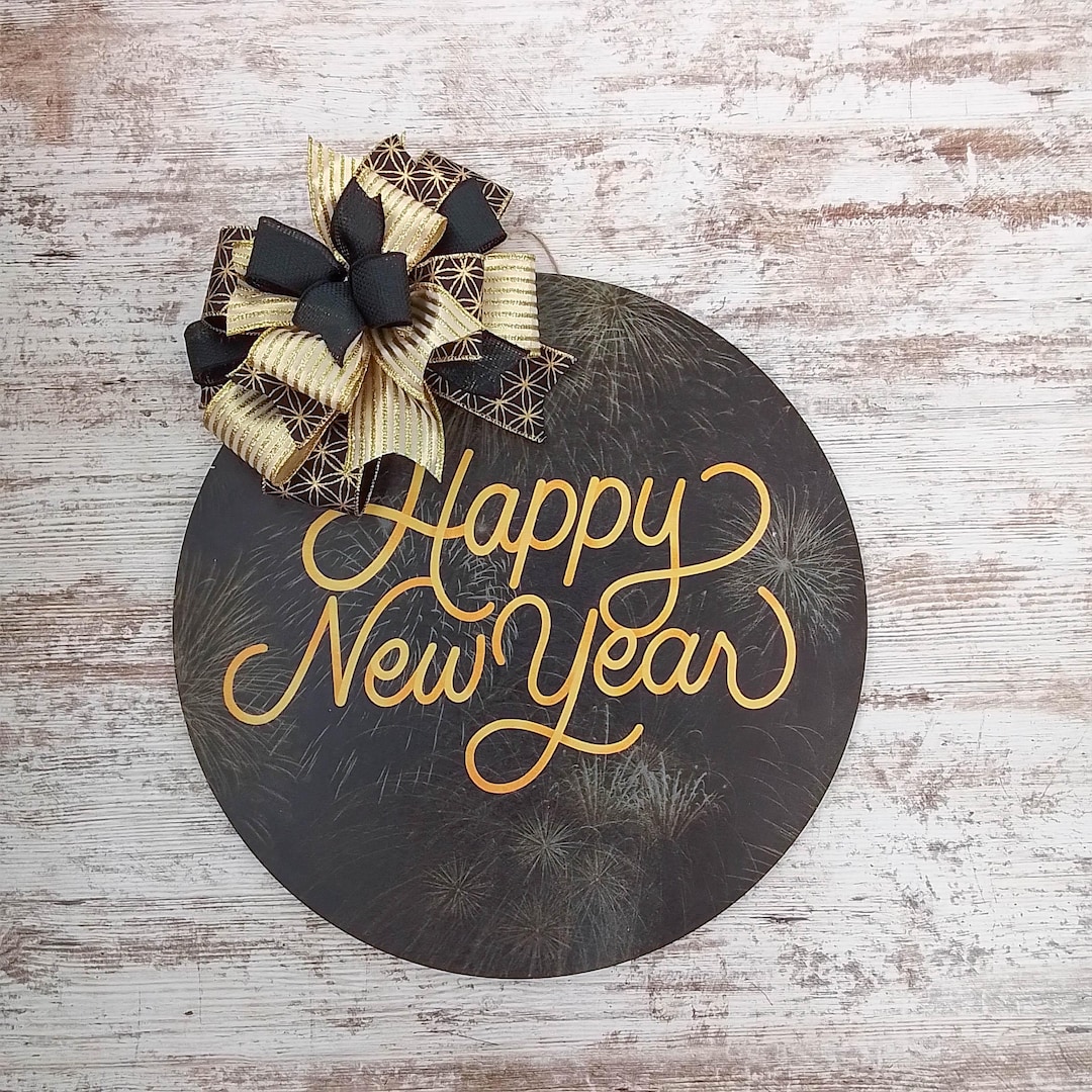Happy New Year Sign, Event Organizers Decoration, Striking Party ...