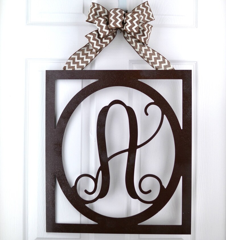 Framed Monogram Letter Monogram Letters Wooden Monogram - Etsy