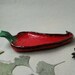 Chilli Pepper Serving Tray Pod Fruit Serving Tray Green & Red - Etsy