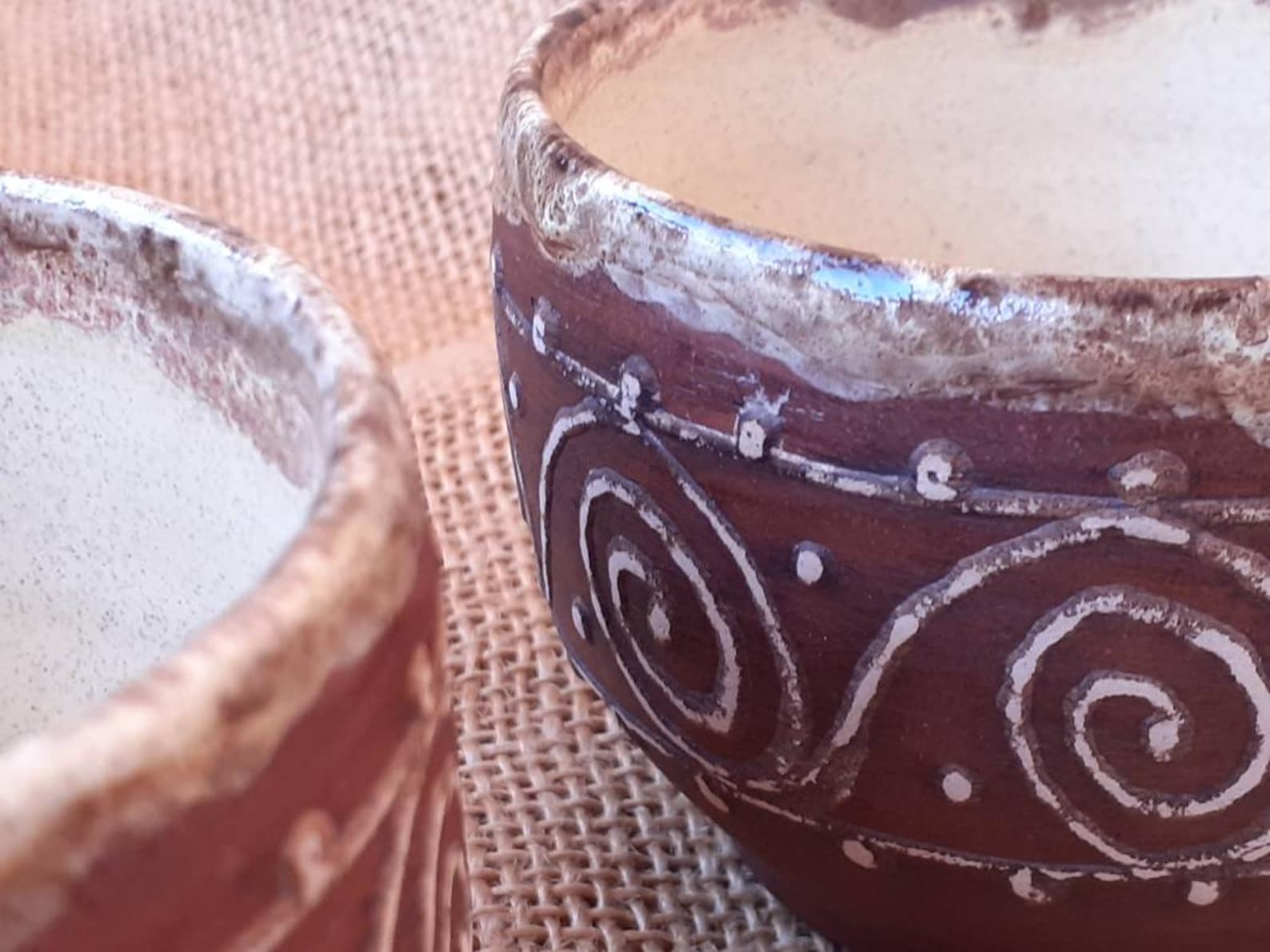 Handmade TEA CUP Without Handle Unglazed Simple Ceramic MUG | Etsy