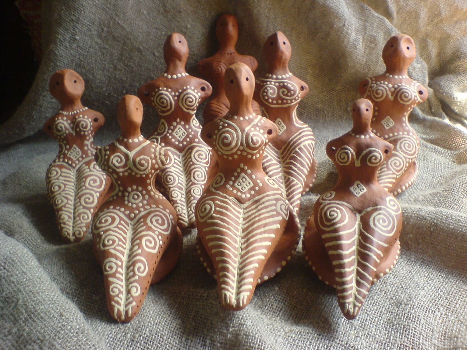 Mother Goddess Clay Sculpture Sacred Feminine God Woman Shakti - Etsy