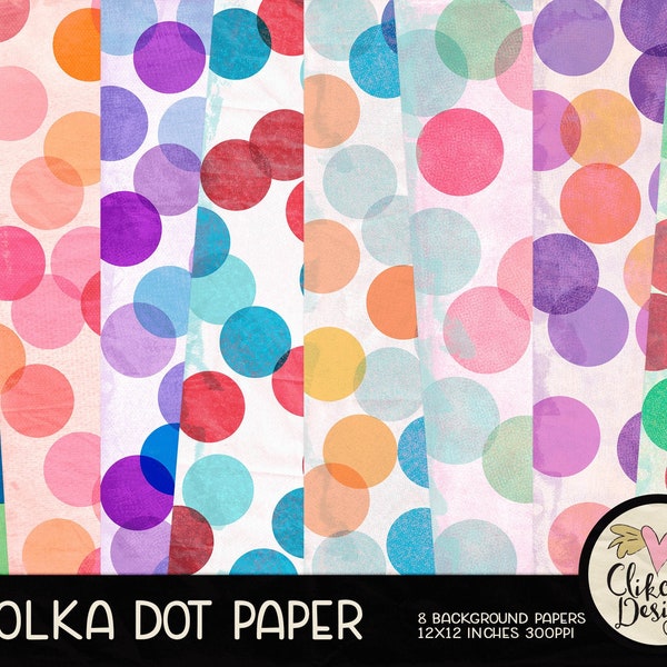 Polka Dot Papers - Etsy