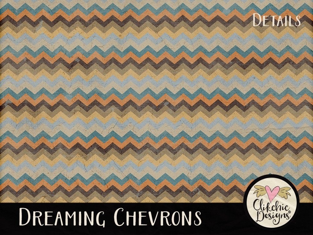 Chevron Digital Paper Pack Shabby Dreaming Chevron Digital - Etsy