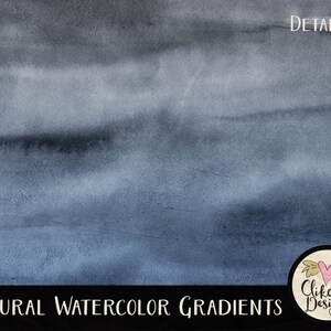 Watercolor Digital Paper Pack - Natural Watercolor Gradient Textured ...