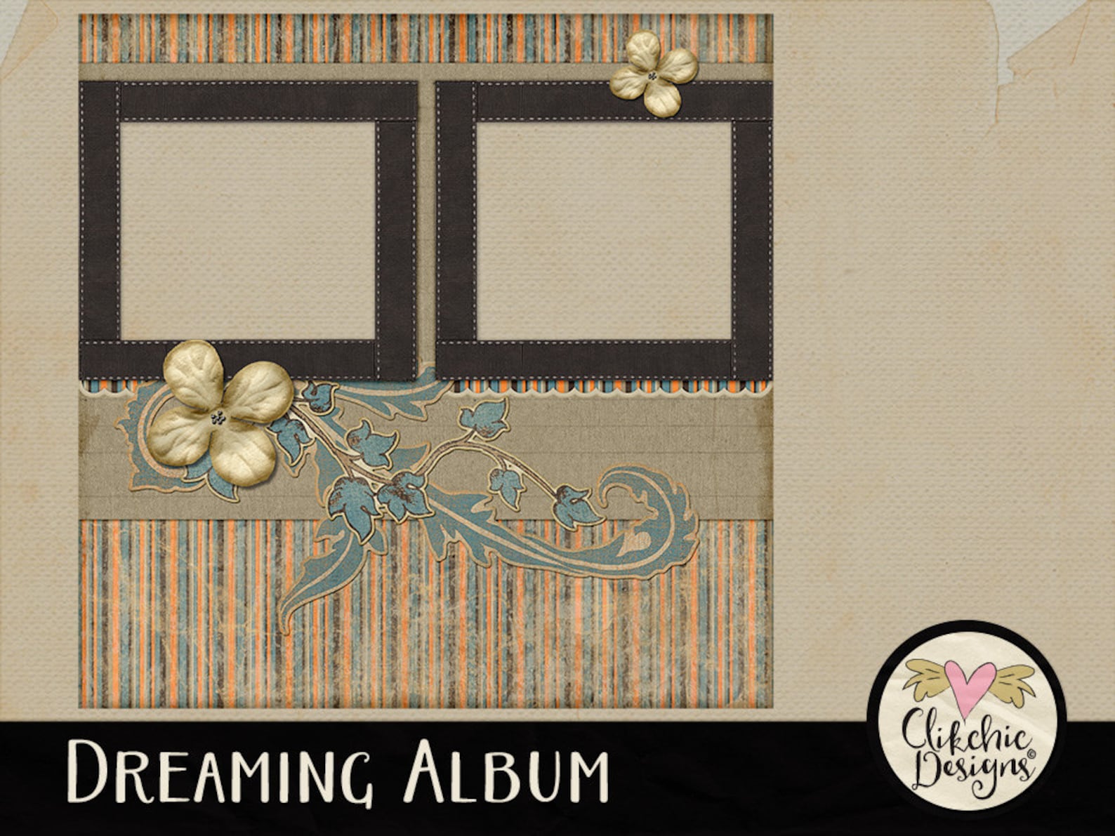 Digital Scrapbook Album Dreaming Digital Scrapbook Quick Page Album 12 ...
