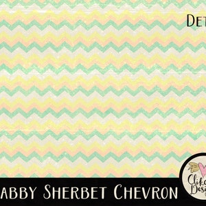 Chevron Digital Paper Pack Chic Shabby Sherbet Chevron Digital ...
