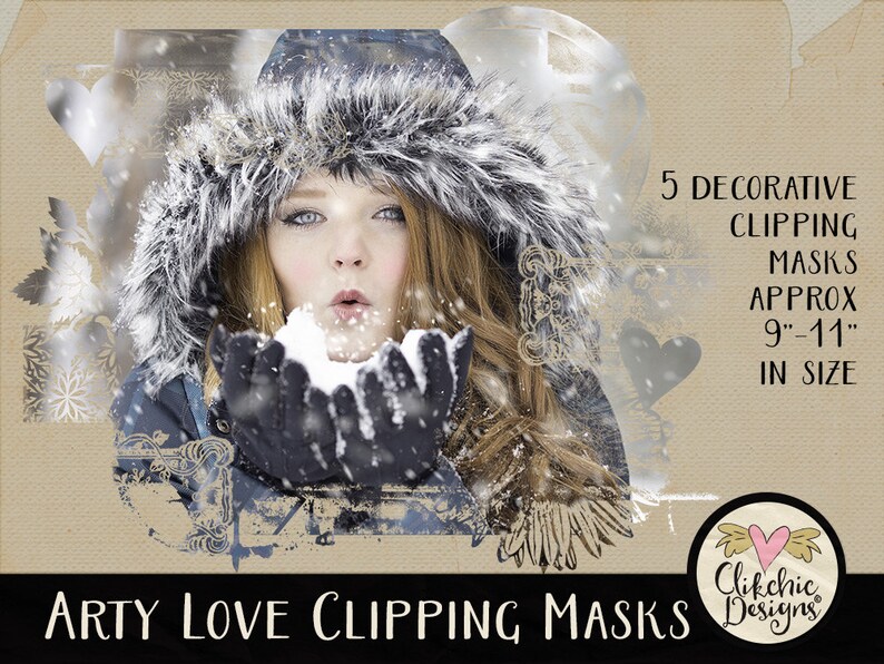 Photoshop Photo Clipping Masks - 5 Photoshop Art Photography Masks ...