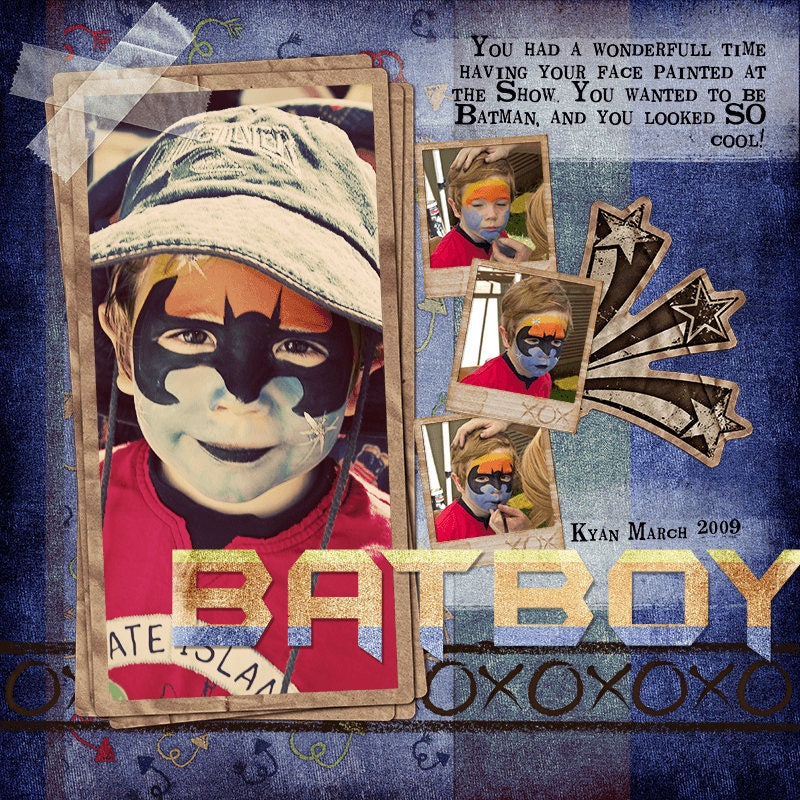 Kids Digital Scrapbook Kit Clipart Children, Play, Kids Themed Digital ...