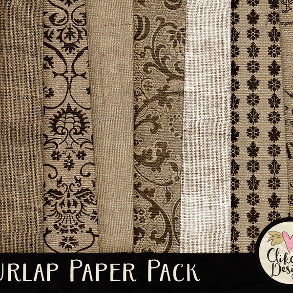 Burlap Scrapbook - Etsy