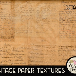 Vintage Digital Paper Background Texture Pack Vintage Paper Pack ...