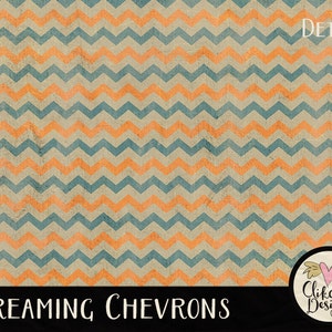Chevron Digital Paper Pack - Shabby Dreaming Chevron Digital Scrapbook ...