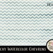 Watercolor Digital Paper Pack - Chevron Beachy Watercolor Digital ...