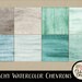 Watercolor Digital Paper Pack - Chevron Beachy Watercolor Digital ...
