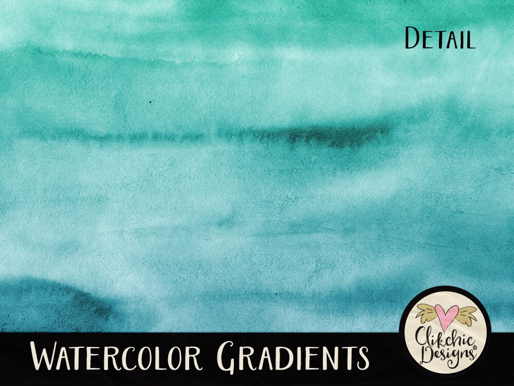 Watercolor Digital Paper Pack Watercolor Gradient Digital - Etsy