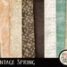 Vintage Digital Scrapbook Kit Clip Art - Vintage Spring Shabby Heritage ...