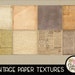 Vintage Digital Paper Background Texture Pack Vintage Paper Pack ...