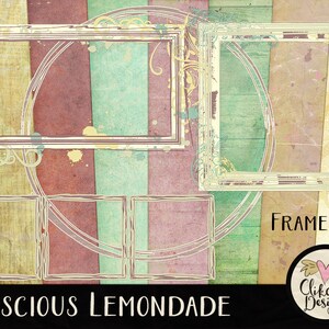 Decorative Digital Scrapbook Kit Clipart - Swirly Flourish Elements ...