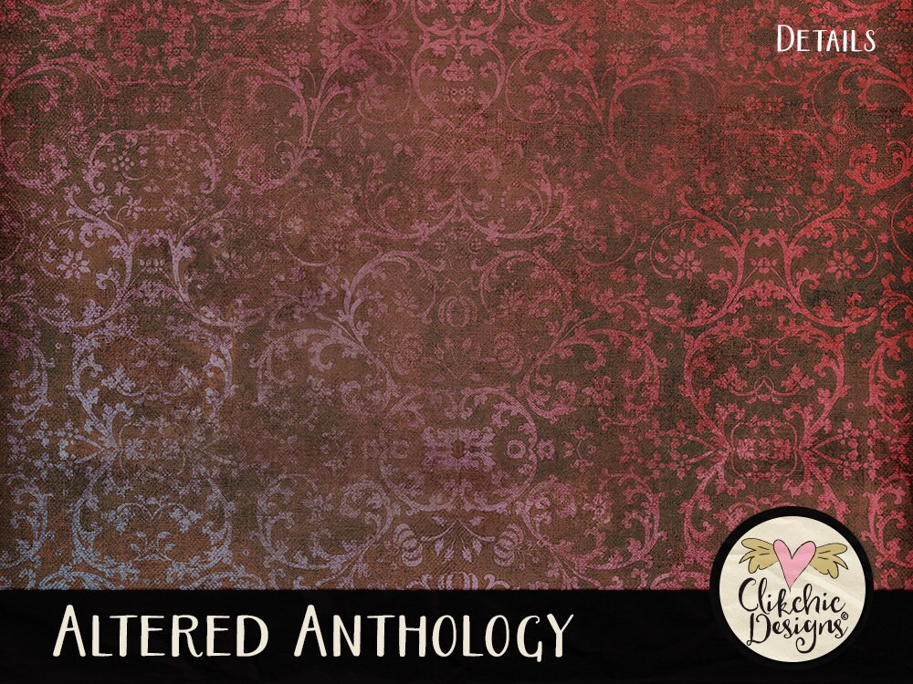 Digital Paper Pack, 24 Shabby Vintage Digital Scrapbook Paper ...