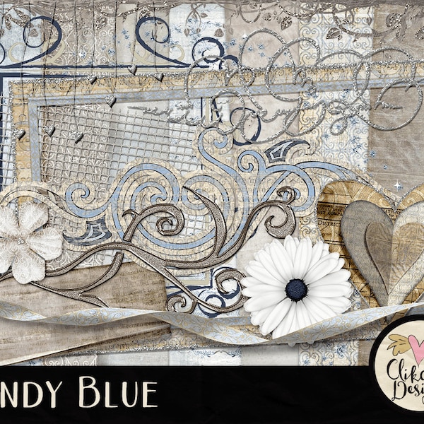 Soft Pink Digital Scrapbook Kit Clipart Pale Baby Pink Floral Shabby ...