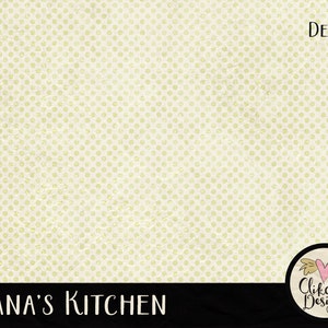 Cooking Digital Paper Pack Nana's Kitchen Digital | Etsy
