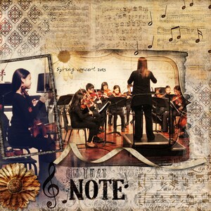 Music Word Art Clipart, Digital Scrapbook Word Art Clip Art & Card ...