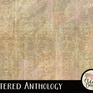 Digital Paper Pack, 24 Shabby Vintage Digital Scrapbook Paper ...