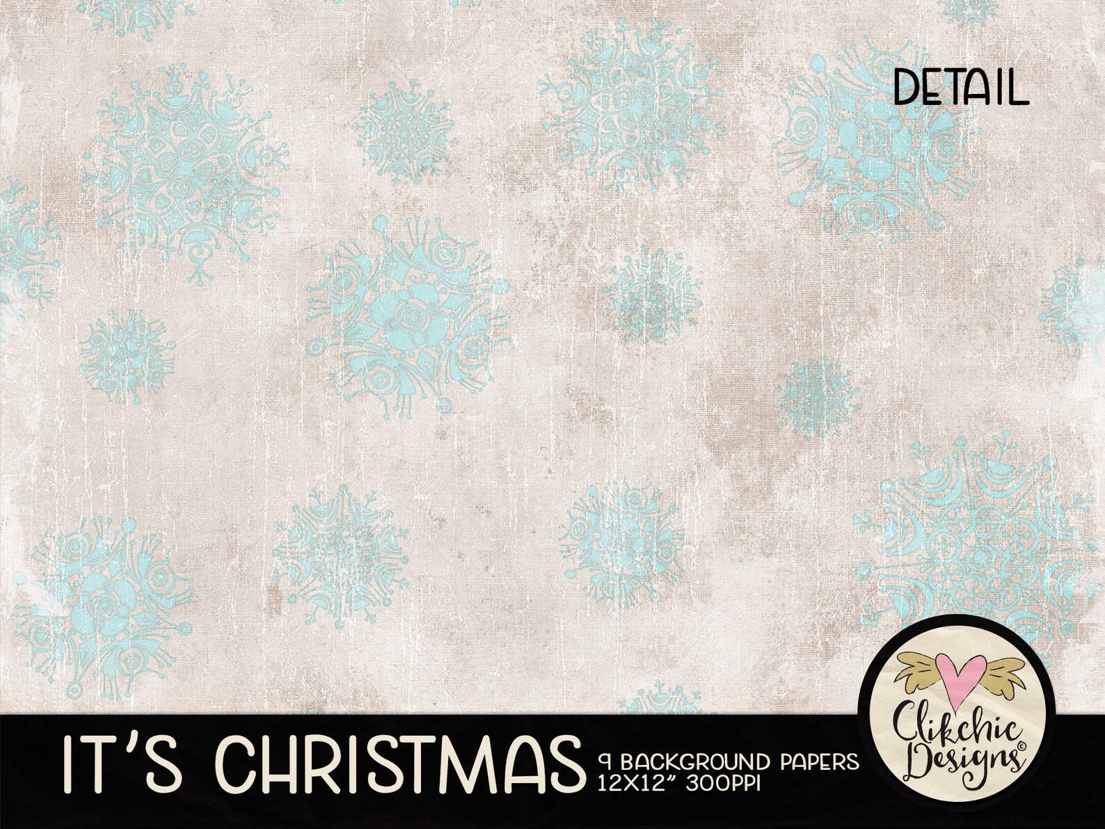 Christmas Digital Scrapbook Kit Christmas Digital Scrapbooking Clipart ...