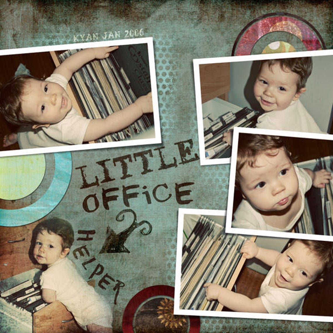 Kids Digital Scrapbook Kit Clipart About A Boy Kids Play Digital ...