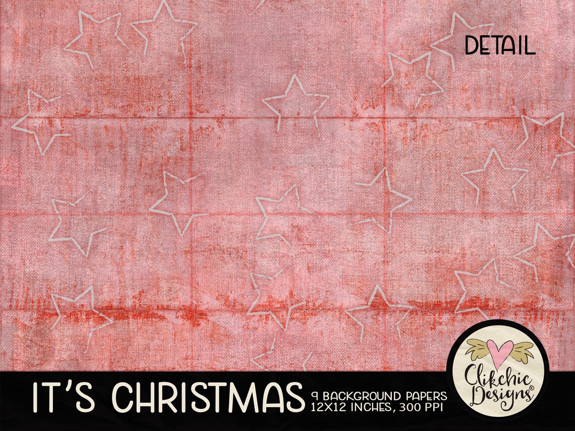 Christmas Digital Paper Pack Christmas Digital Scrapbooking - Etsy