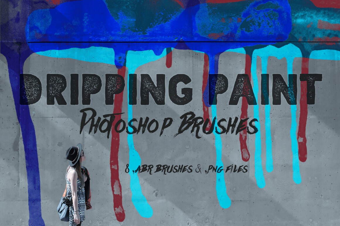 Dripping Paint Brush Photoshop